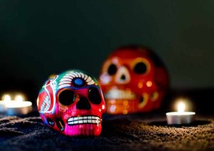 Day of the Dead Colors and Symbols - No Hurry To Get Home